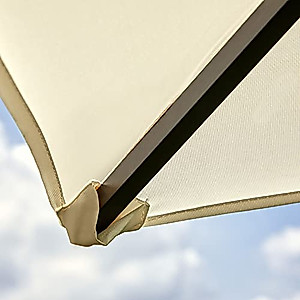 Outsunny 10' x 10' Patio Gazebo, Outdoor Gazebo Modern Canopy Shelter with Vents Roof and Steel Decorative Columns, for Garden, Lawn, Backyard and Deck