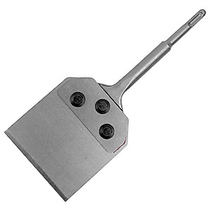 JACKCHEN SDS-Plus Floor Scraper Tile & Thinset Scaling Chisel Thinset Scraper Adhesives Remover Wall Scraper Fits SDS-Plus Rotary Hammer
