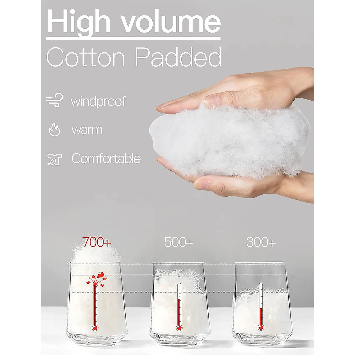 Gihuo Women’s Winter Cropped Puffer Jacket Coat Short Warm Quilted Jacket(Beige-L)