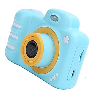 EBTOOLS 2.4in IPS Display Children Camera, 1080P High Definition Digital Camera Dual Lens Kids Camera Photography Video Toy Birthday Gift(Blue)