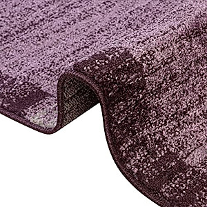 Unique Loom Del Mar Collection Area Rug - Sarah (3' 3" x 5' 3" Rectangle, Violet/ Purple)