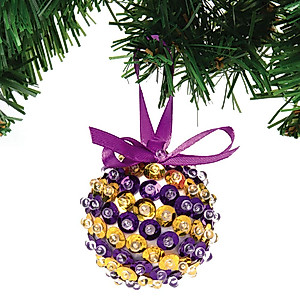 Baker Ross AX530 Sequin Tree Ornament Kits for Kids - Pack of 3, Christmas Tree Ornaments for Creative Art and Craft Supplies, to Make and Decorate.