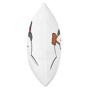 Frosty the Snowman Frosty Face Throw Pillow, 18x18, Multicolor