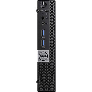 DELL OPTIPLEX 7040 6th Gen Micro Business Desktop Computer, Intel Quad Core i5 6400T up to 2.8GHz, 16G DDR4, 512G SSD, WiFi,HDMI, DP, Win 10 64-Bit Supports EN/ES/FR(CI5)(Renewed)