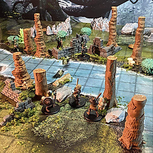 Extruded Gaming Forest Trees Set 3