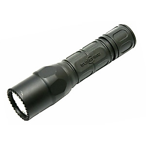 SureFire G2X Tactical Single-Output LED Flashlight with Tactical tailcap click switch, Black