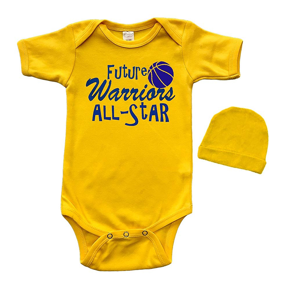 Fun Basket Ball Baby Gift Set - Future Warriors All-Star (3-6m, Yellow)