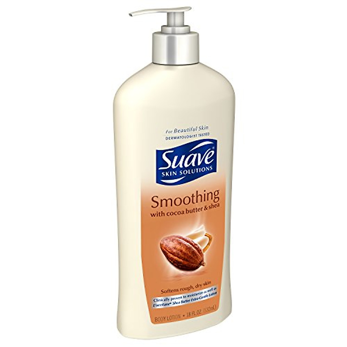 Suave Skin Solutions Body Lotion, Cocoa Butter & Shea, 18 oz (Presentation Varies)