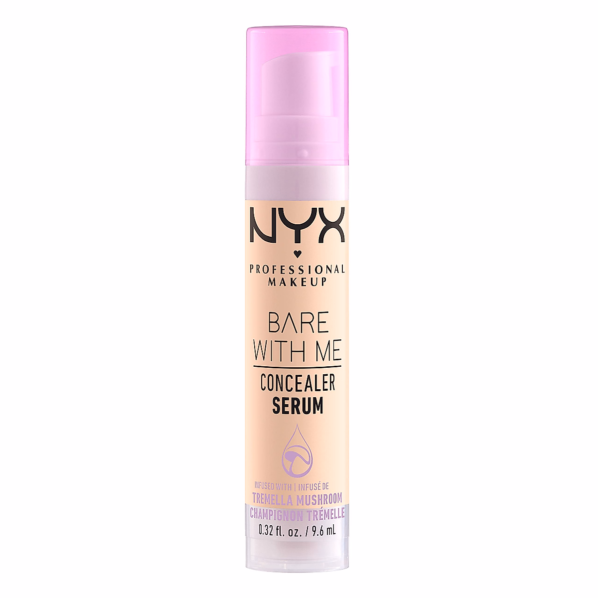 NYX PROFESSIONAL MAKEUP Bare With Me Concealer Serum, Concealer Makeup For Up To 24Hr Hydration - Fair