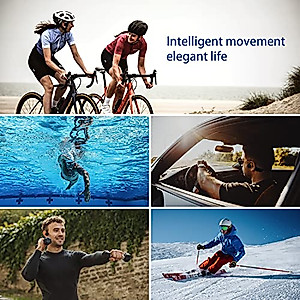 Bone Conduction Open-Ear Bluetooth Sport Headphones IPX8-Waterproof Swimming Wireless Earphones with Mic - MP3 Play Built-in 8G Memory Suitable for Swimming Surfing Cycling Skiing Running