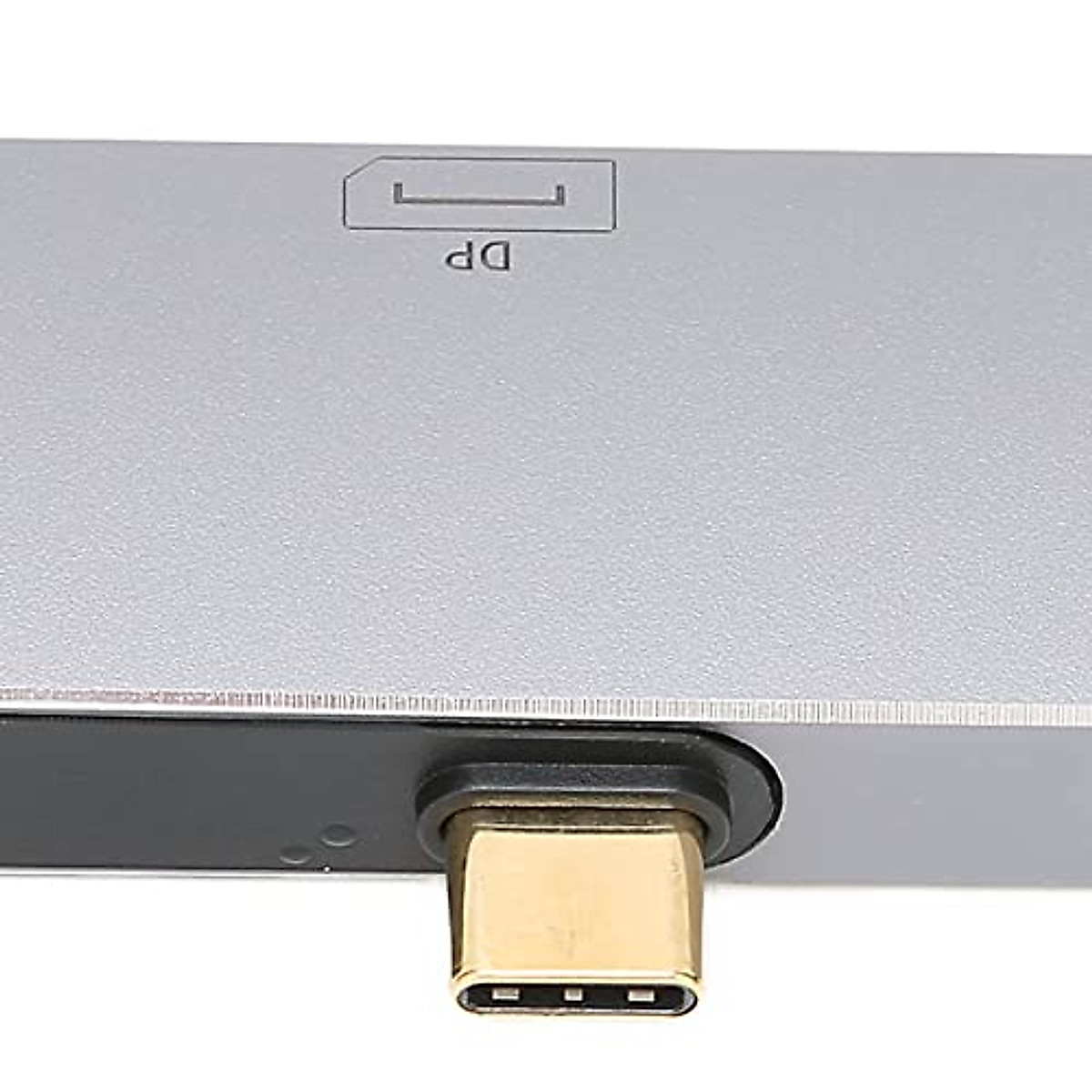 BTIHCEUOT 3 in 1 USB C to DP Adapter, Power Supply High Speed Plug and Play USB C Docking Station for Home for Office for Travel