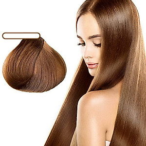 MOKERU Professional Argan Oil Hair Dye Color Shampoo 500 ML I New & Improved Formula Ammonia Free Paraben Free I Instant Fast Acting Long Lasting Signature Platinum Line by Maani (Light Brown)