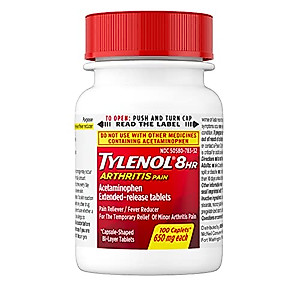 Tylenol 8 Hour Arthritis & Joint Pain Acetaminophen Caplets, 100 Count