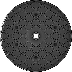 Zaquak 20" Patio Umbrella Table Tray,Outdoor Adjustable Umbrella Table with Umbrella Hole,Portable Round Table Top for Beach Patio Garden Swimming Pool,Black