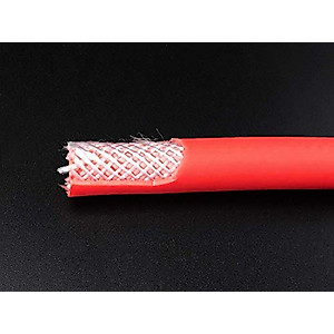 DP Dynamic Power Rubber Air Hose 3/8" x 50' 300 PSI Red/Black Assembly with 1/4" Male Pipe Thread Fittings & Bend Restictors (red)…