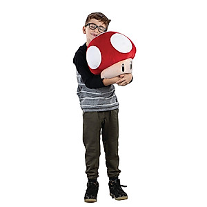 Club Mocchi- Mocchi- Nintendo Super Mario Plush - Mushroom Plushie - Collectible Squishy Plushies - 15 Inch