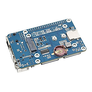 Mini Base Board (C) for Raspberry Pi Compute Module 4 (CM4), 40PIN LCD Connector, Gigabit Ethernet RJ45 Interface
