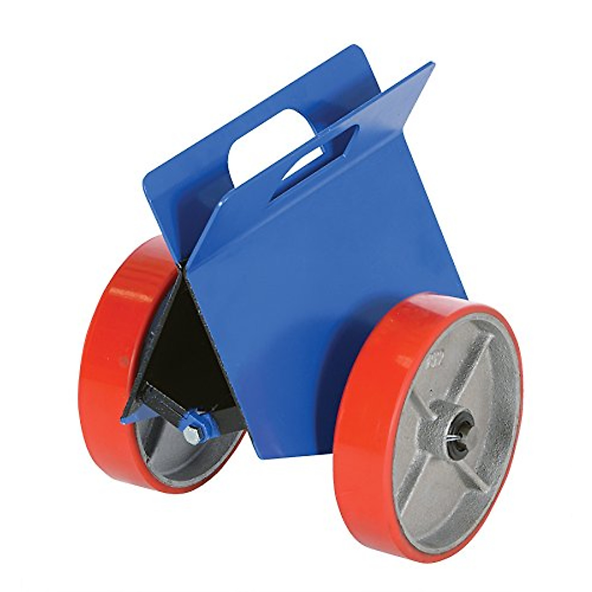 Vestil PLDL-HD-4 Steel Plate and Slab Dolly with Rubber-on-Steel Wheels, 1200 lbs Load Capacity, 13-1/4" Height, 12" Length x 12-1/4" Width