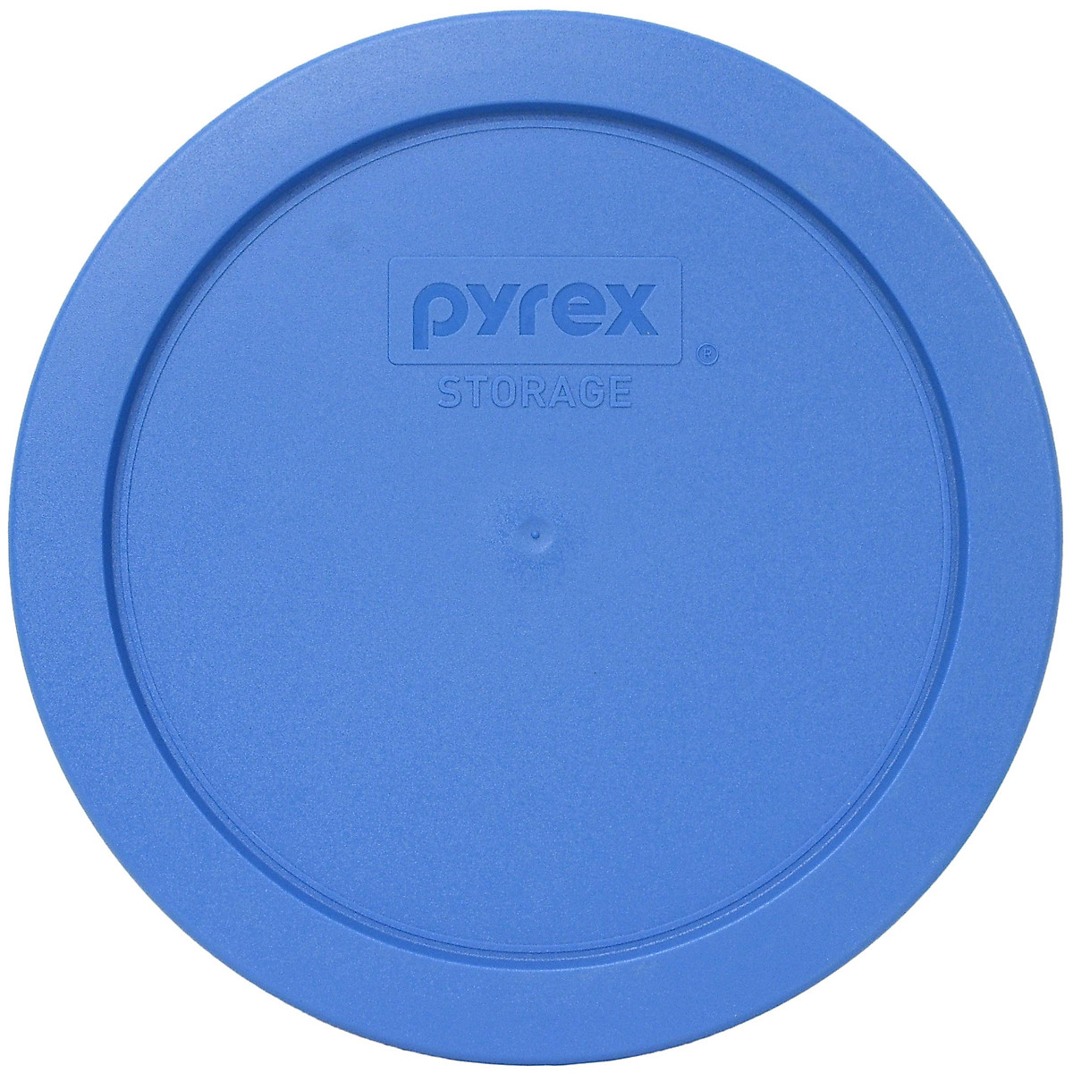 Pyrex (1) 7201-PC Marine Blue, (1) 7200-PC Turquoise, (1) 7202-PC White Round Plastic Food Storage Replacement Lids, Made in the USA