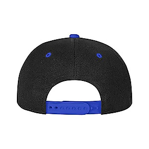 Adjustable Snapback Hat for Men Women, Game Consoles Controller Unisex Hip Hop Baseball Cap Trucker Dad Hats Blue
