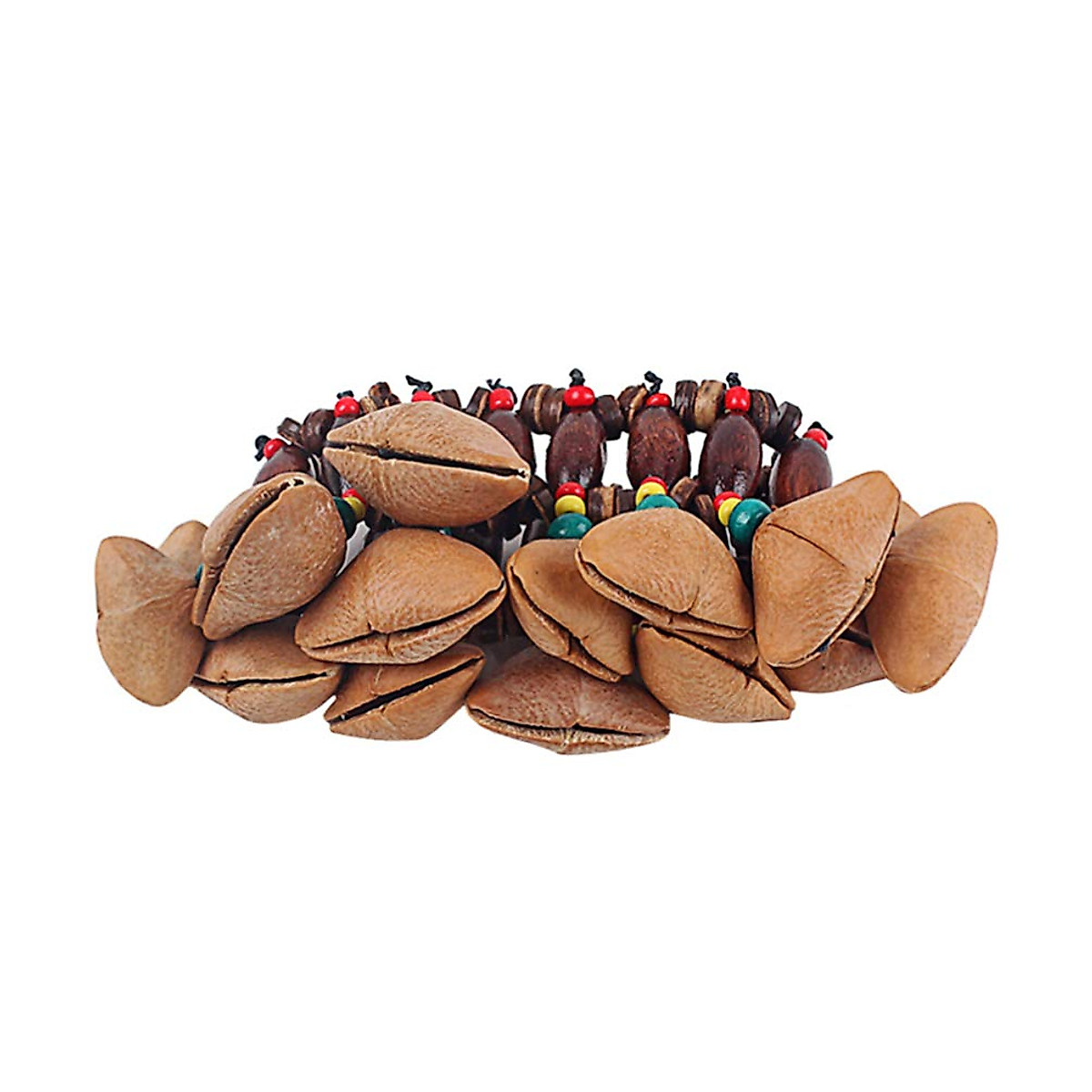 MILISTEN 1 Pc African Nut shell Hand Bell Bracelet Handbell African Nut Shell Belt Handbell Hand Chain for Girls Female Women Lady