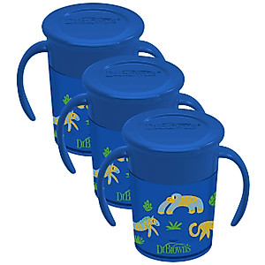 Dr. Brown's Milestones™ Cheers360™ Cup, Blue, 7 oz (Pack of 3)