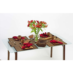 Pacific Merchants K0425 Acaciaware 8- by 5- by 1.5-Inch Acacia Wood Rectangle Serving Tray
