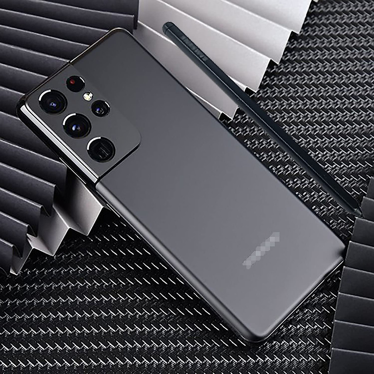 Galaxy S21 Ultra S Pen Replacement with Free Nibs for Samsung Galaxy S21 Ultra 5G Stylus S Pen + 5X Pen Tips/Nibs withoutBluetooth (Phantom Black)