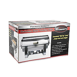 Winware Chafer, 8 quart, Stainless Steel