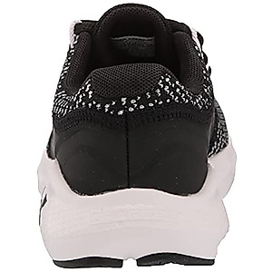 Under Armour Girls' Grade School Charged Vantage Knit, Black (001)/Cool Pink, 6 M US