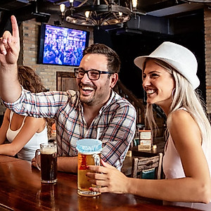 Lusofie 4 Pack Drink Covers for Alcohol Protection with Straw Hole Universal Cup Covers for Drinks, Prevent Drink Getting Spiked at Bar Party(4 Colors)