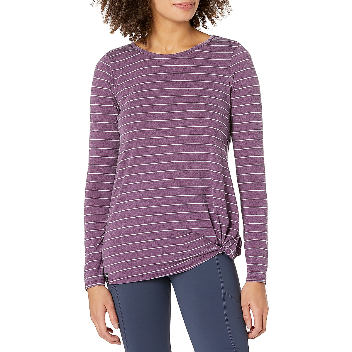 Andrew Marc Women's MN9T9819, Spiced Plum/White, X-Large