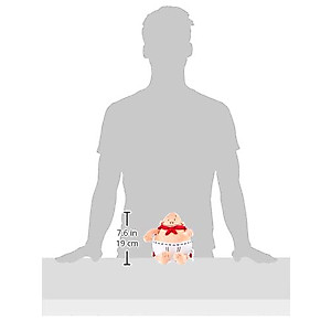 MerryMakers Captain Underpants Soft Superhero Toy, 10-Inch, from The bestselling Comic Book Series by Dav Pilkey, Red