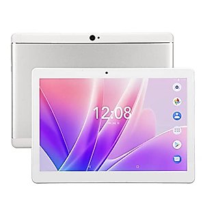 Pomya 10.1 Inch Tablet, HD Tablet, Dual SIM Dual Standby Tablet, 2GB RAM 32GB ROM IPS Screen Support GPS FM MIC Calendar Clock for Entertainment Work(1)