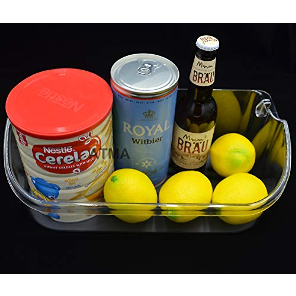 240356402 Clear Refrigerator Door Bin Side Shelf Compatible with Frigidaire Kenmore Electrolux Refrigerator Top shelf - Replaces AP2549958 PS430122 240430312 240356416 240356407-Pack of 1