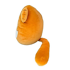 Snuggaboos Jumbo 17 Inch Mia The Monkey Plush Squish Pillow Original: Super Soft Cute Stuffed Animal Toy with Extra Long Tail - Perfect Plushie Gift for Kids, Adults and Baby