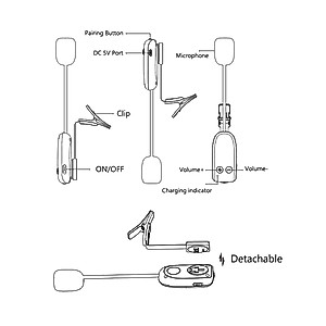 Wireless Saxophone Microphone UHF for Musical Instruments Speaker Voice Amplifier with Receiver Clip Professional Orchestra Trumpet Saxo HiFi Megaphone Condenser Portable Handheld Mini Mic