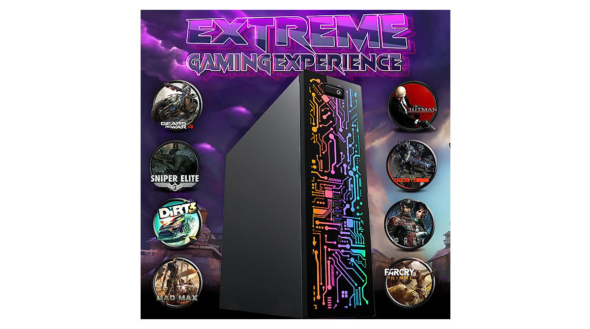 TechMagnet Zeus Gaming PC - i5, 32GB RAM & Dual Monitor