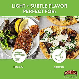 Pompeian 100% Grapeseed Oil Non-Stick Cooking Spray, Perfect for Stir-Frying, Grilling and Sauteing, Naturally Gluten Free, Non-GMO, No Propellants, 5 FL. OZ., Single Bottle