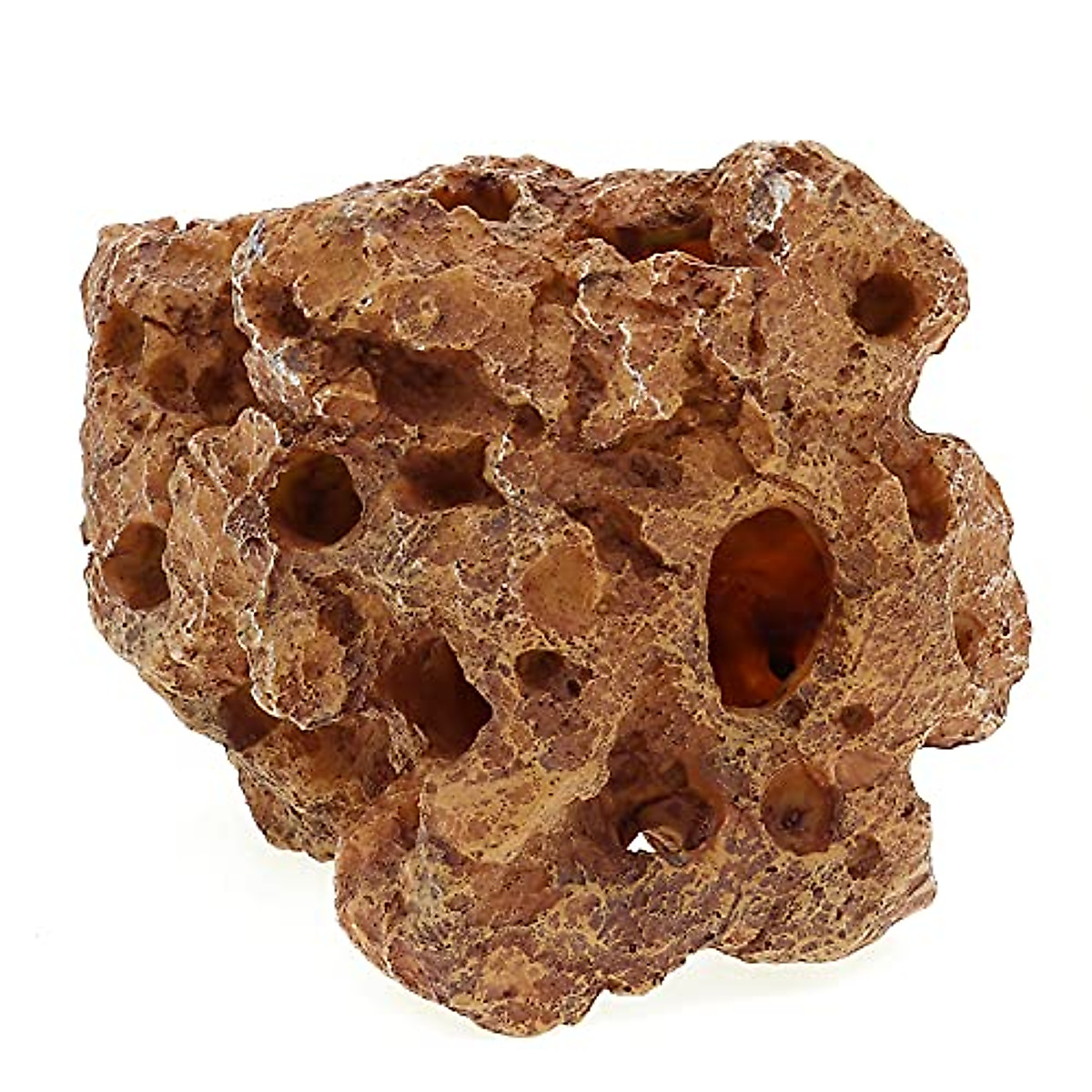 ALEGI Large Aquarium Decorations Hideouts, Resin Aquarium Rock Mountain Hideaway Caves,Artificial Sea Coral Fish Tank Decoration