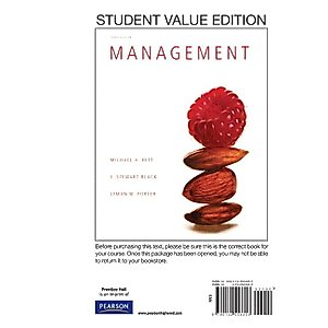 Management, Student Value Edition