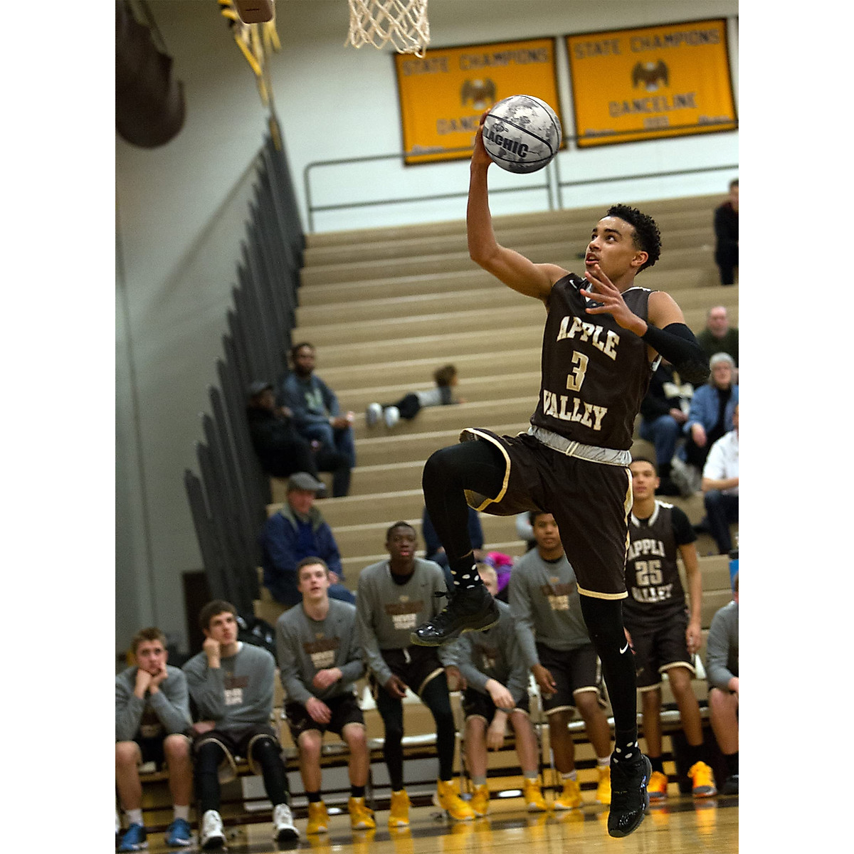 MILACHIC Basketballs, Glow in The Dark Basketball Indoor Outdoor Holographic Glowing Leather Basketball Official Size 7/29.5", Basketball Gifts for Boys, Girls, Men, Women