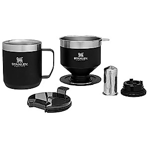 Stanley 10-09566-041 The Camp Aluminum Pour Over Set Matte Black NA, 590L