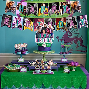 𝓟𝓸𝓼𝓽 𝓜𝓪𝓵𝓸𝓷𝓮 Party Decorations,Birthday Party Supplies For 𝓟𝓸𝓼𝓽 𝓜𝓪𝓵𝓸𝓷𝓮 Party Supplies Includes Happy Birthday Banner, Balloons, Cupcake Toppers, Cake Topper for Boys And Girls