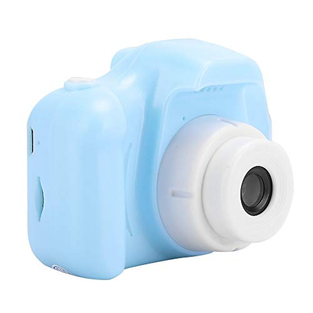 Mini Camera Portable Toy for Children, Digital Camera with TFT Color Screen, Fixed Lens Digital Video Camera, Cute Cartoon Camera Multi Cartoon Photo Frames(Blue)