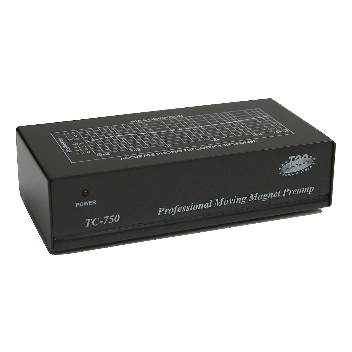 Technolink TC-750 Audiophile RIAA Phono Preamp, 85dB S/N, Black or Silver, Your Choice (Black w/ 1000mA Adaptor Upgrade)