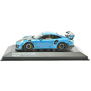 Minichamps x Premium Hobbies 911 991.2 Miami Blue GT2 RS 1:43 Diecast Car 413067240