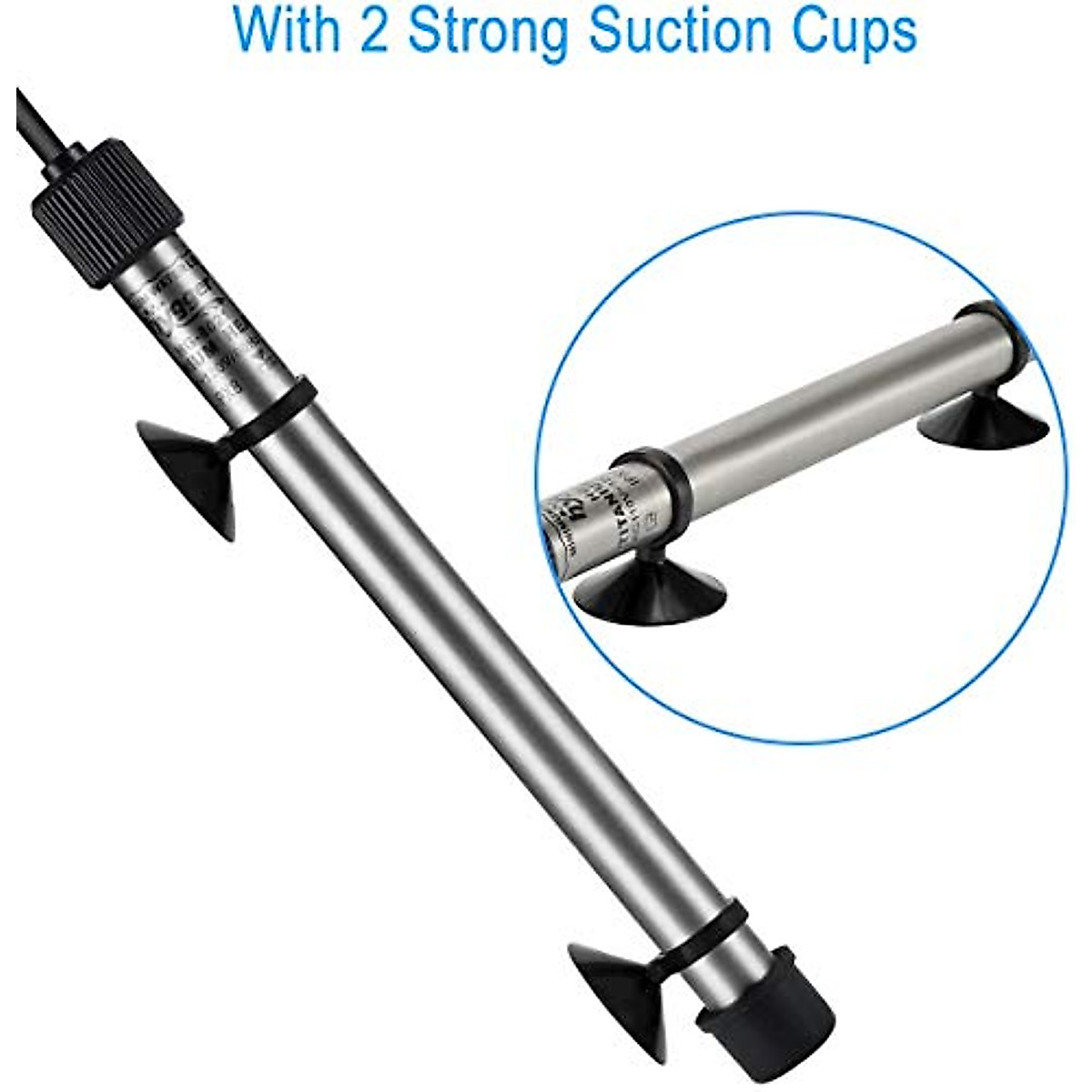 hygger 802 Aquarium Titanium Heater Tube Heating Element Replacement Heater Rod (Controller Excluded) (500W)