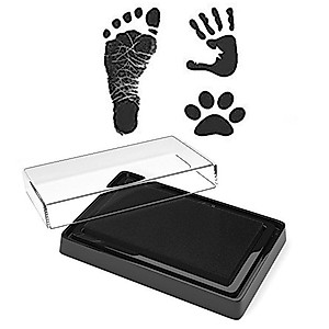 Baby Hand and Footprint Kit,Newborn Baby Clean Ink Pad Kit,Inkless Print Kit Pet Paw Stamp Print Kit for Baby Feet and Hands, Family Keepsake