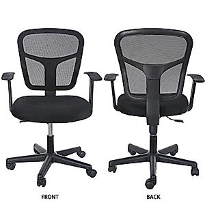 JTSQ Office Chair Computer Desk Black Ergonomic Executive Mesh Chair Gaming Chair Office Chair Desk Chair Computer Chair Home Office Desk Chairs Gamer Chair Office Chairs Rolling Chair